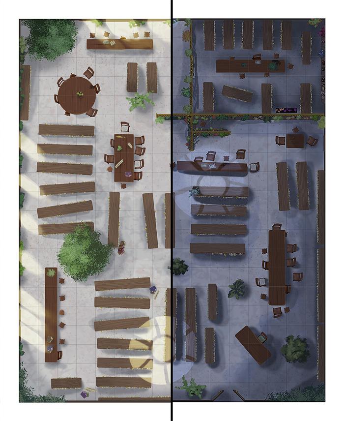 Medium Map: Botanical Library