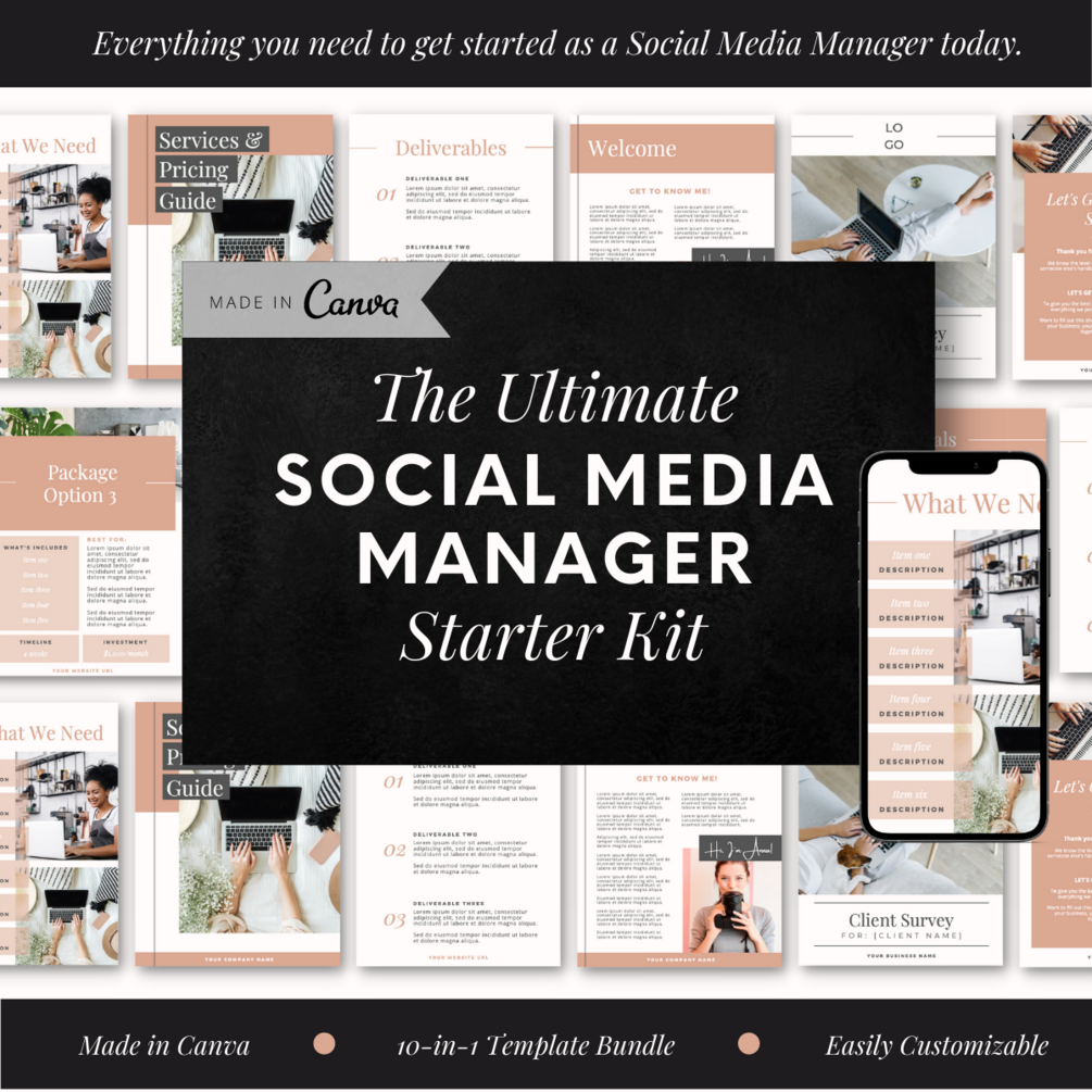 Social Media Manager Starter Kit