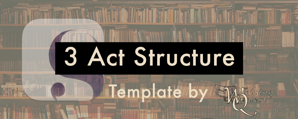 3 Act Novel - Scrivener Template