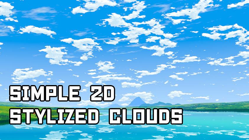 Simple Stylized 2D clouds