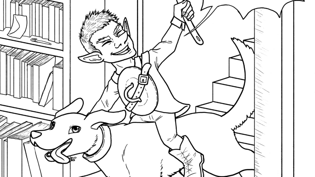 Barg Colouring Page