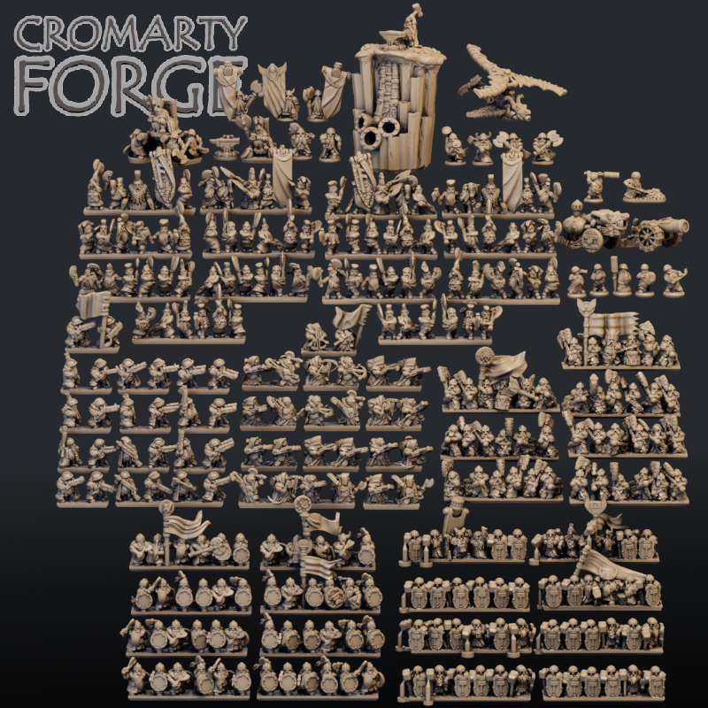 10mm Dwarfs: Full Army