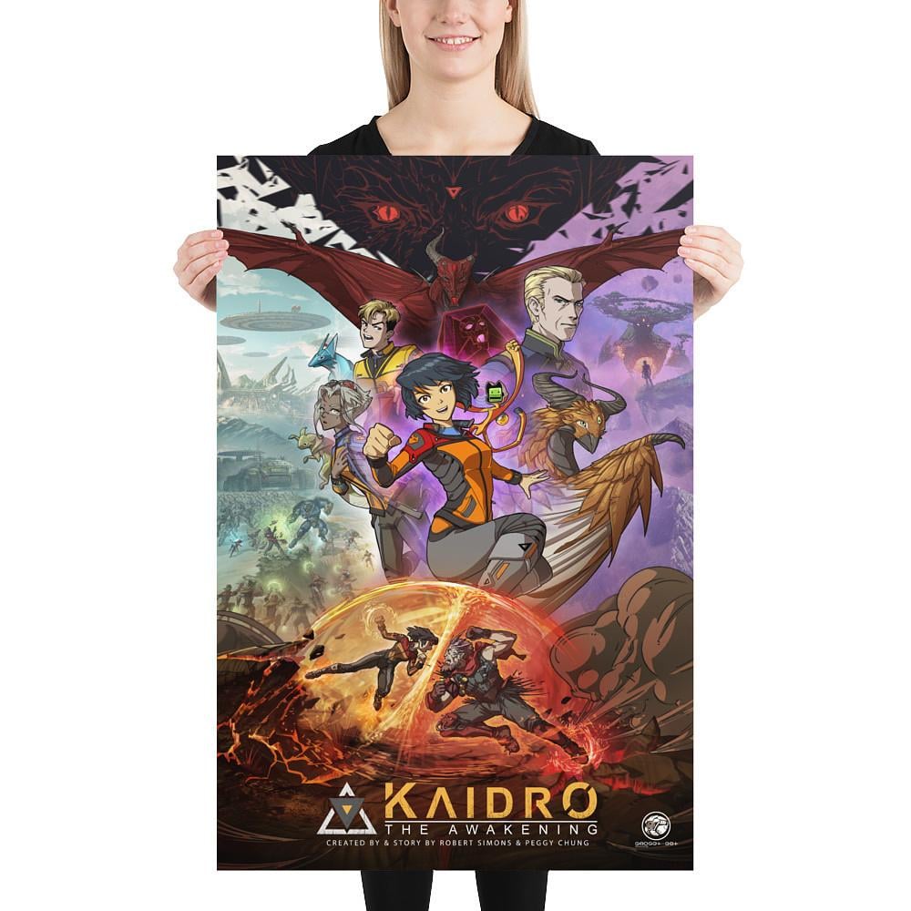Kaidro - Hero Poster Print - 24x36 in