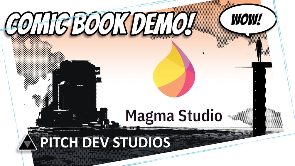 Magma COMIC BOOK demo PNGs
