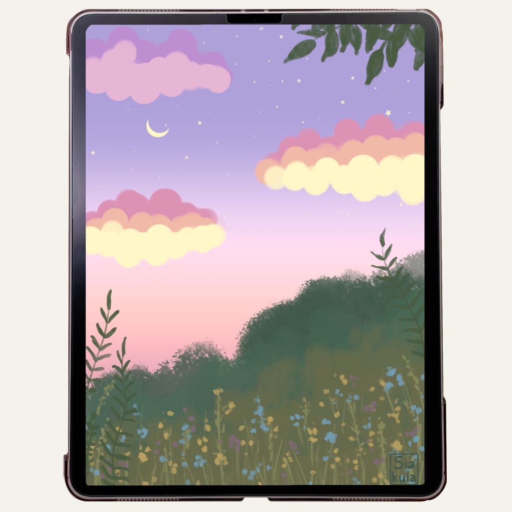 Landscape drawing tutorial