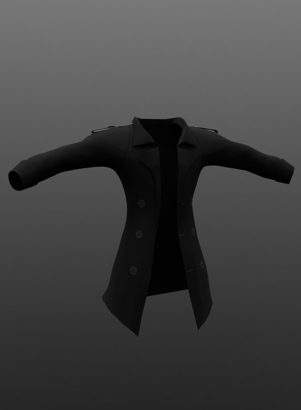Simple Trench Coat (cloth physics advised)
