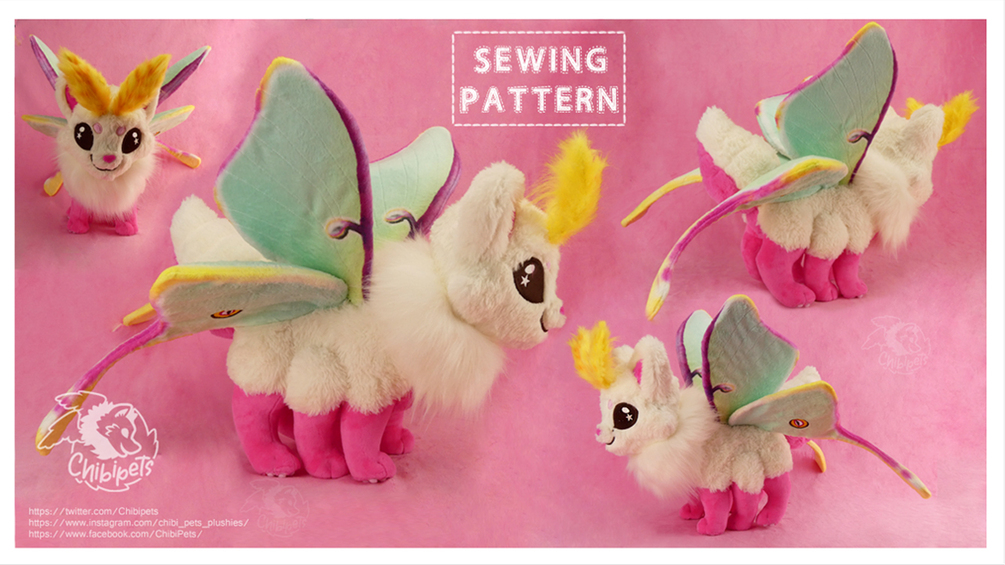 Moth Cat - Sewing Pattern and Tutorial