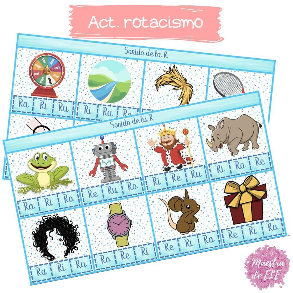 Actividad Rotacismo (Imprimible y Power Point)