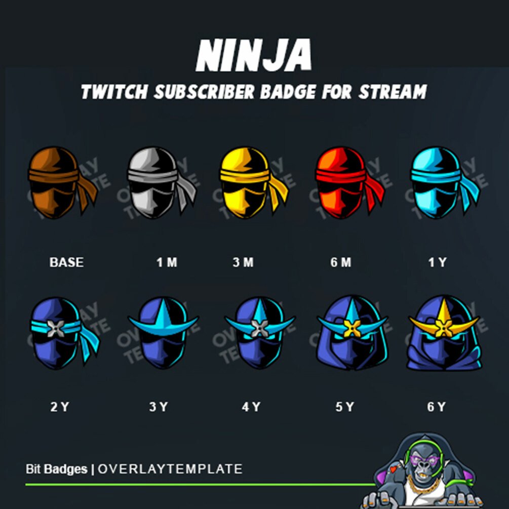 Ninja – Bit Badges