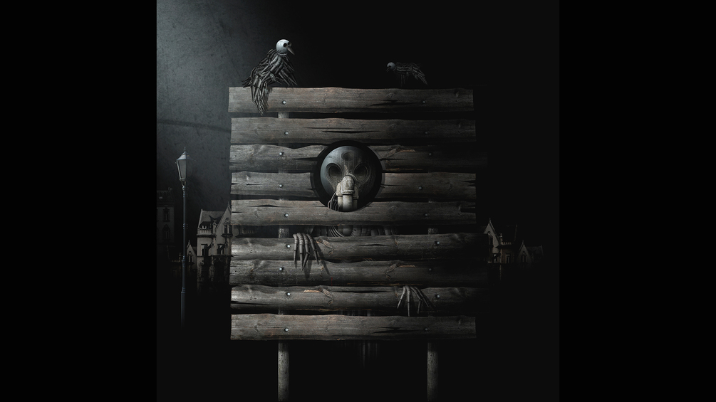 Digital Poster - Printable Wall Art - Creepy Dark Gothic Mechanical ...