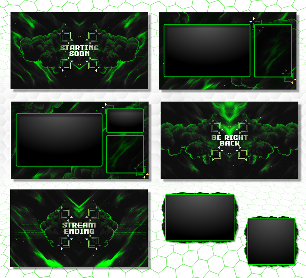 "Version 03" Animated Stream Overlay Pack