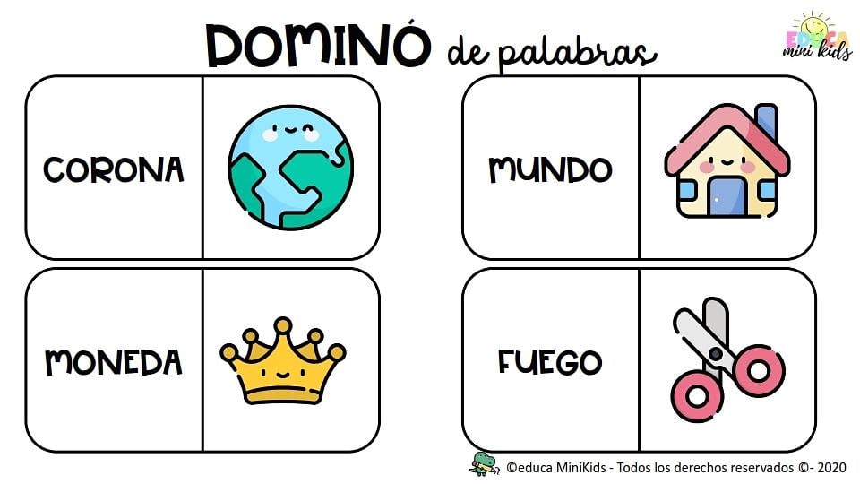 Dominó de palabras