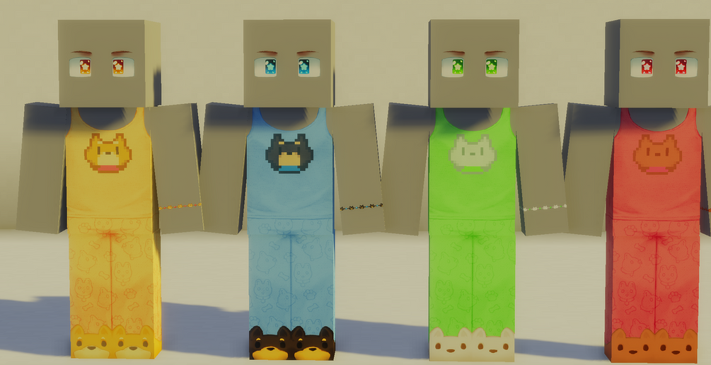 Minecraft HD SHIBA PJ outfit Pack