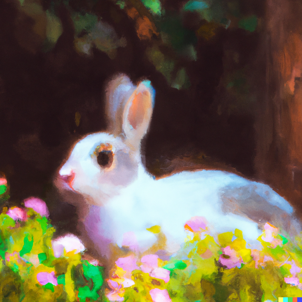 Bunny in Forest 07