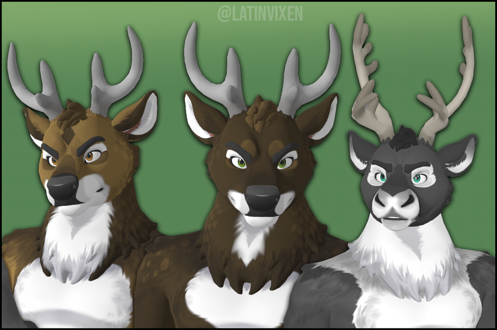 Vtubing Deer & Caribou - Arkit Ready