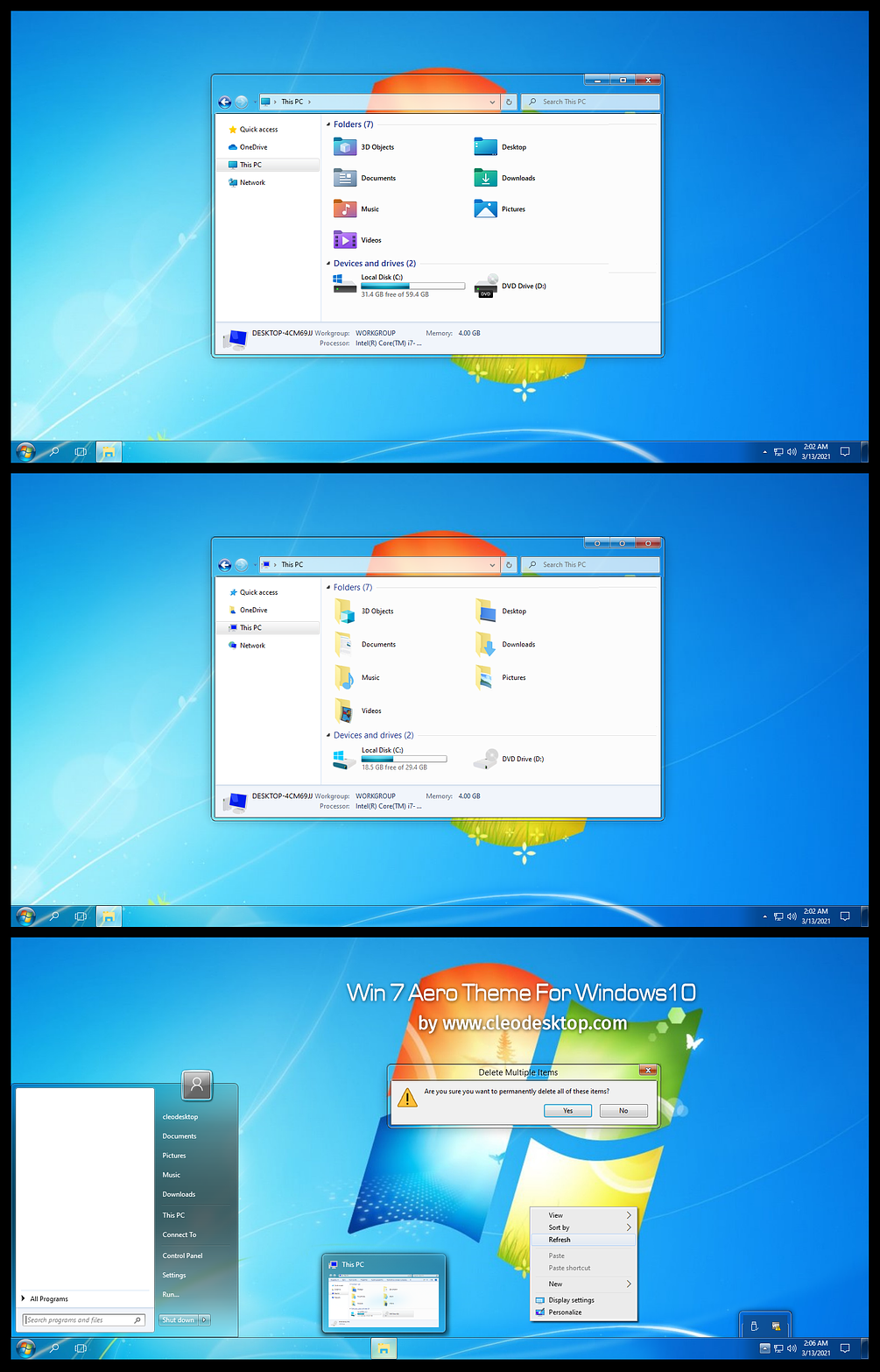 Windows 7 Aero Theme For Windows 10