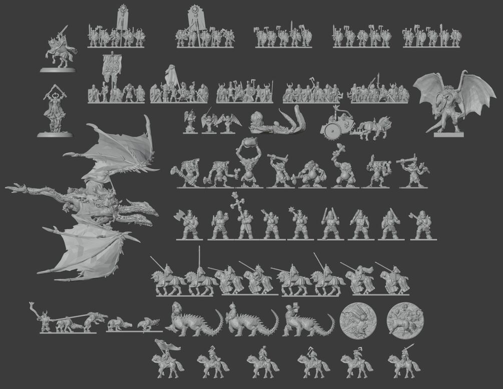 10mm Chaos Army Pack