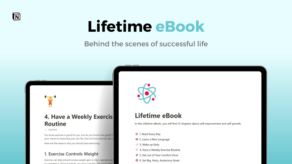 Lifetime eBook — Behind The Scenes Of Successful Life