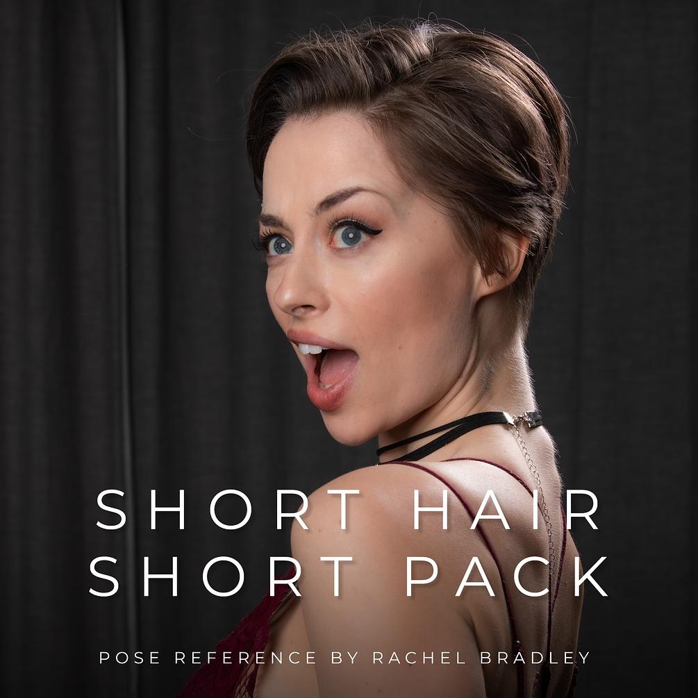 Short Hair Short Pack - Pose Reference for Artists