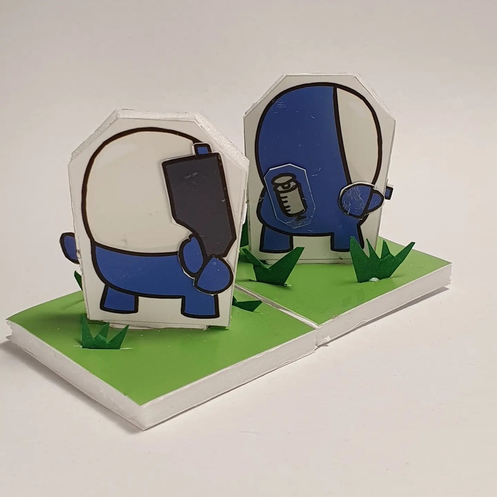 Carbot StarCrafts Terran Marine Poseable Cutout