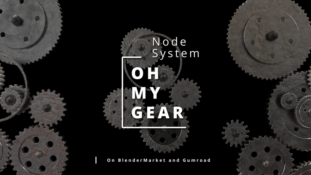 Oh My Gear - Geometry Nodes (procedural speed and generator of gears)