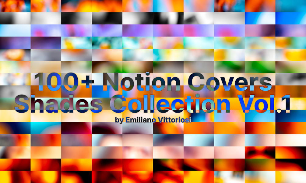 100+ Notion Covers - Shades Collection Vol.1
