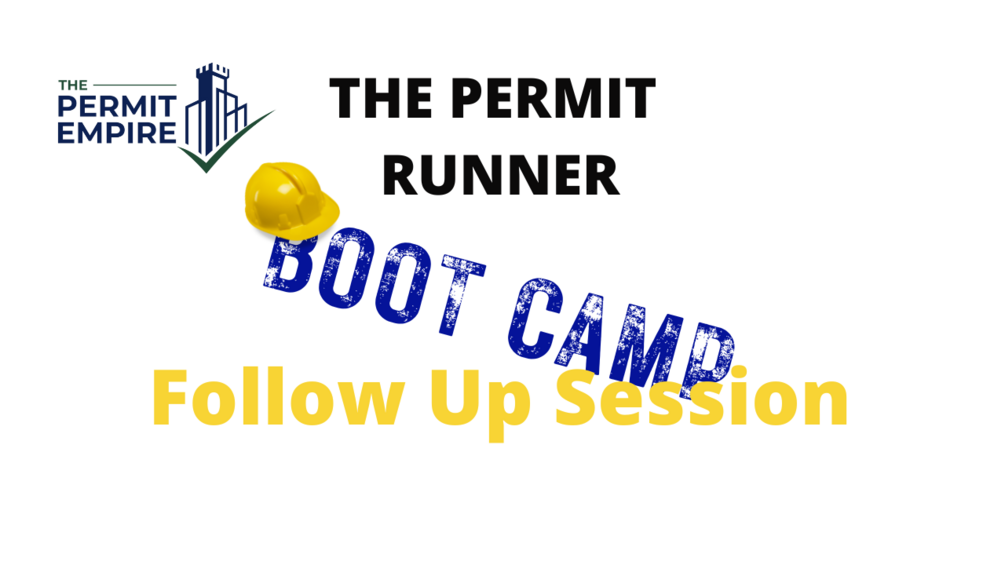 The Permit Runner Follow Up Session-Q&A
