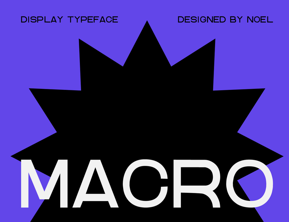 MACRO | Free Display Typeface