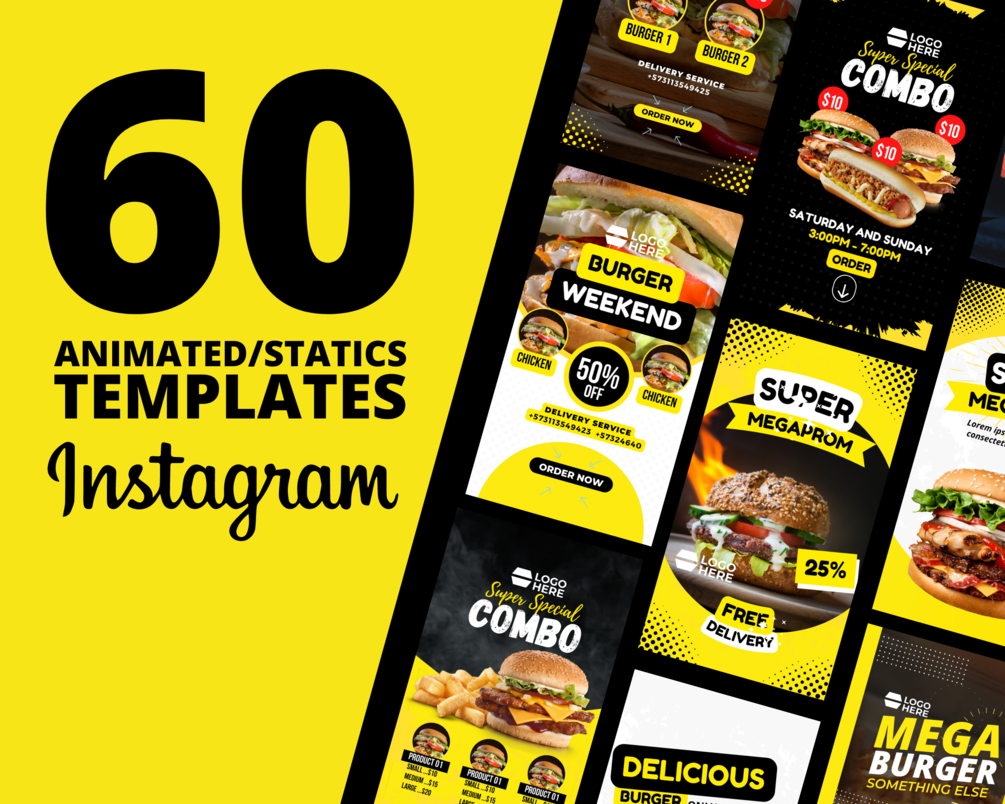 Animated Fast Food Templates - Canva