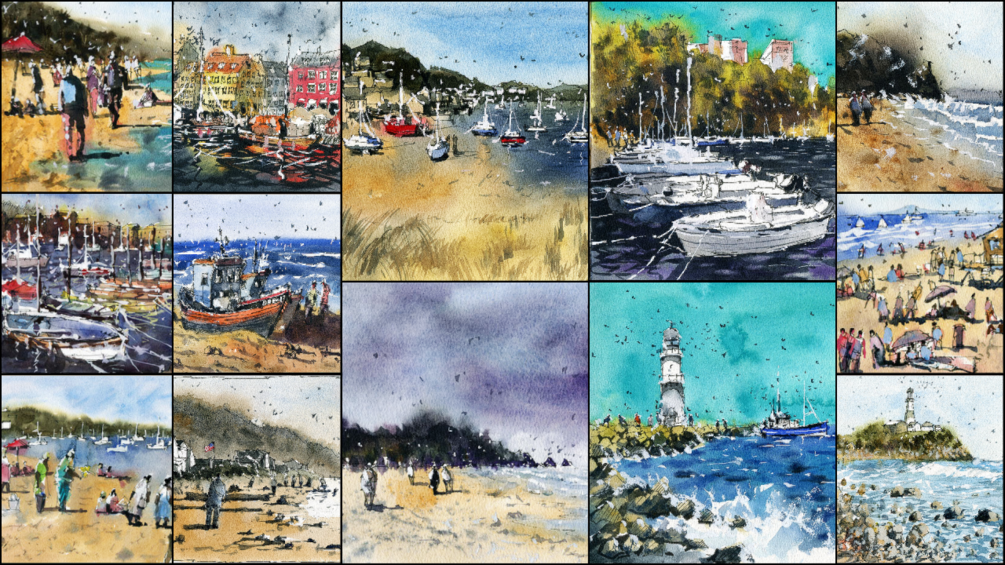 Line and Wash Essentials: Coastal Landscape Sketching