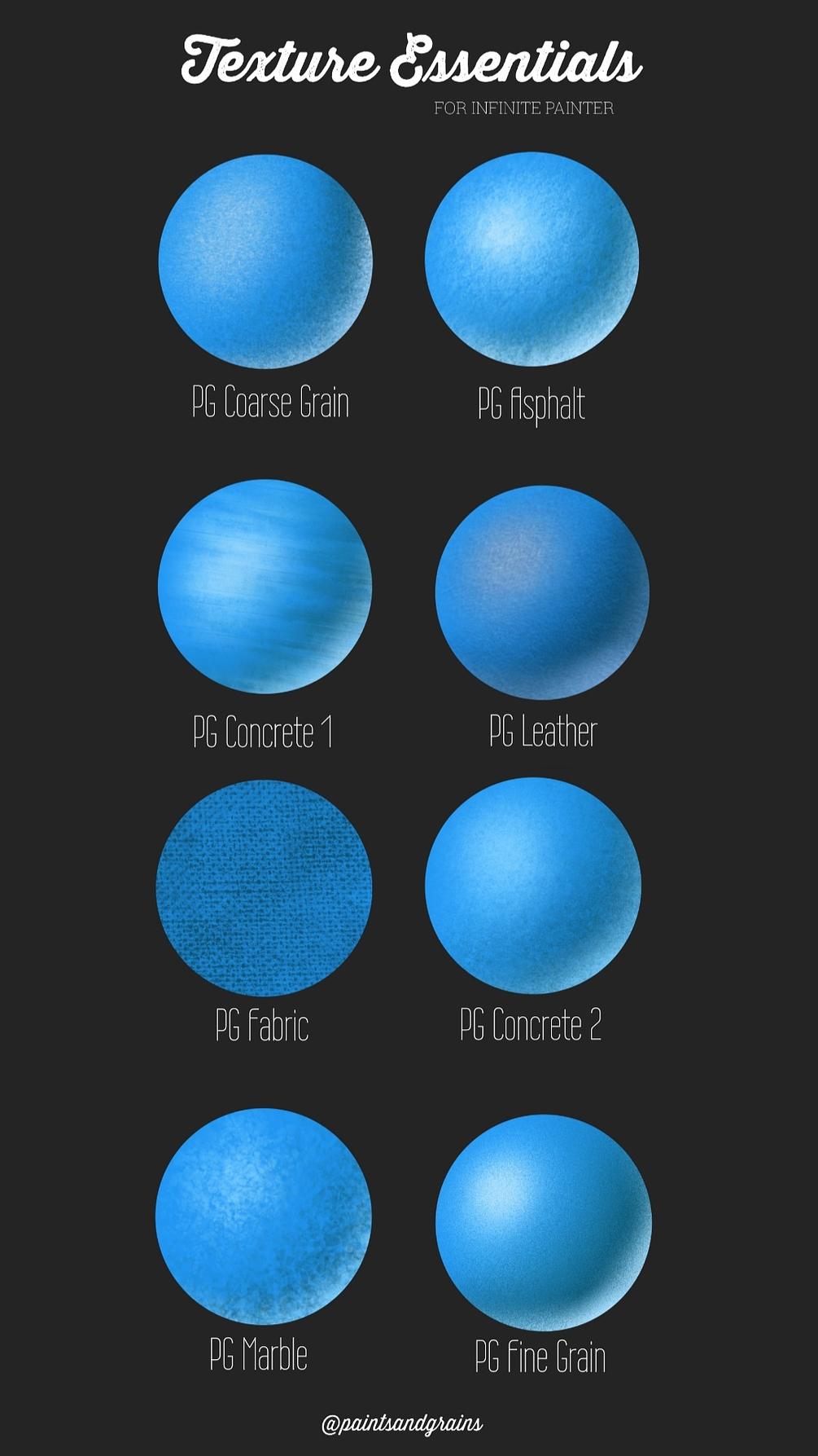 Texture Essentials for Infinite Painter (brush set)