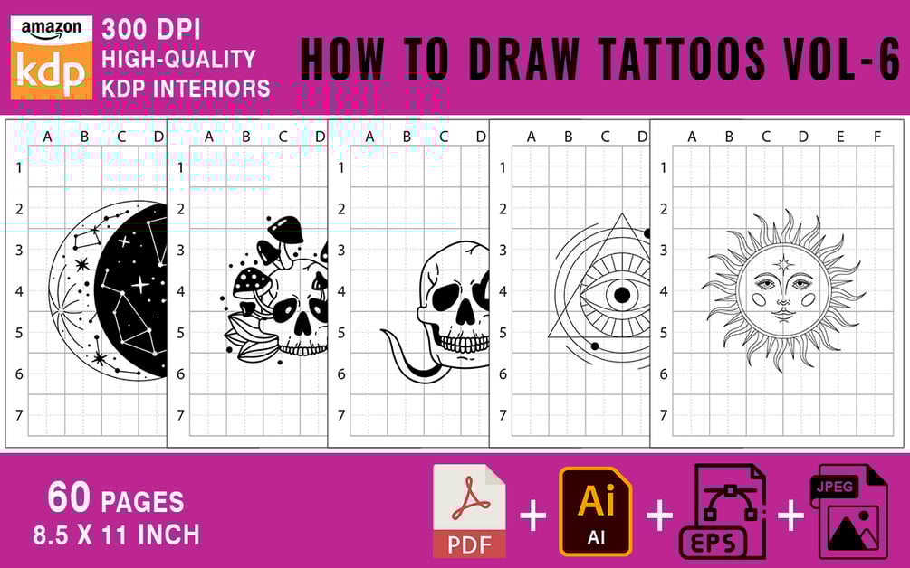 How to Draw Tattoos Vol-6