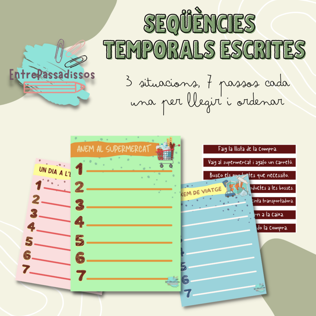 ⏰ Seqüències temporals escrites