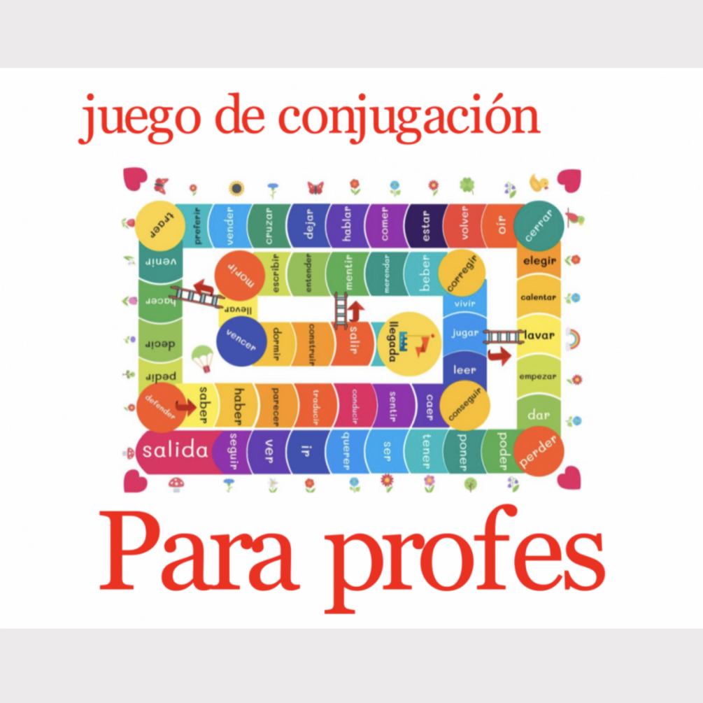 Juego de conjugación para clases de español
