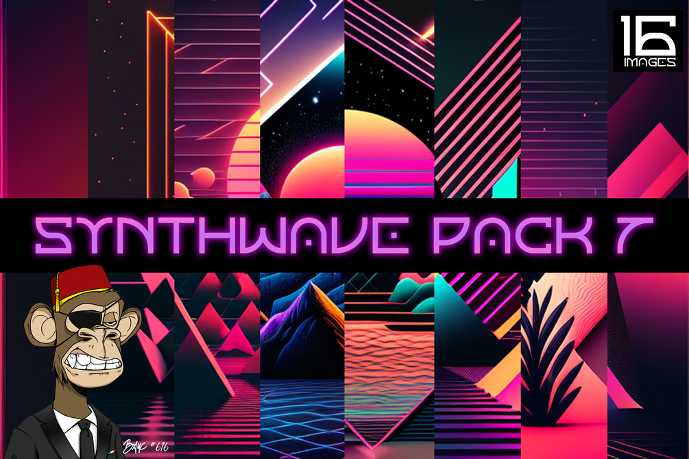 SYNTHWAVE BACKGROUND PACK 7