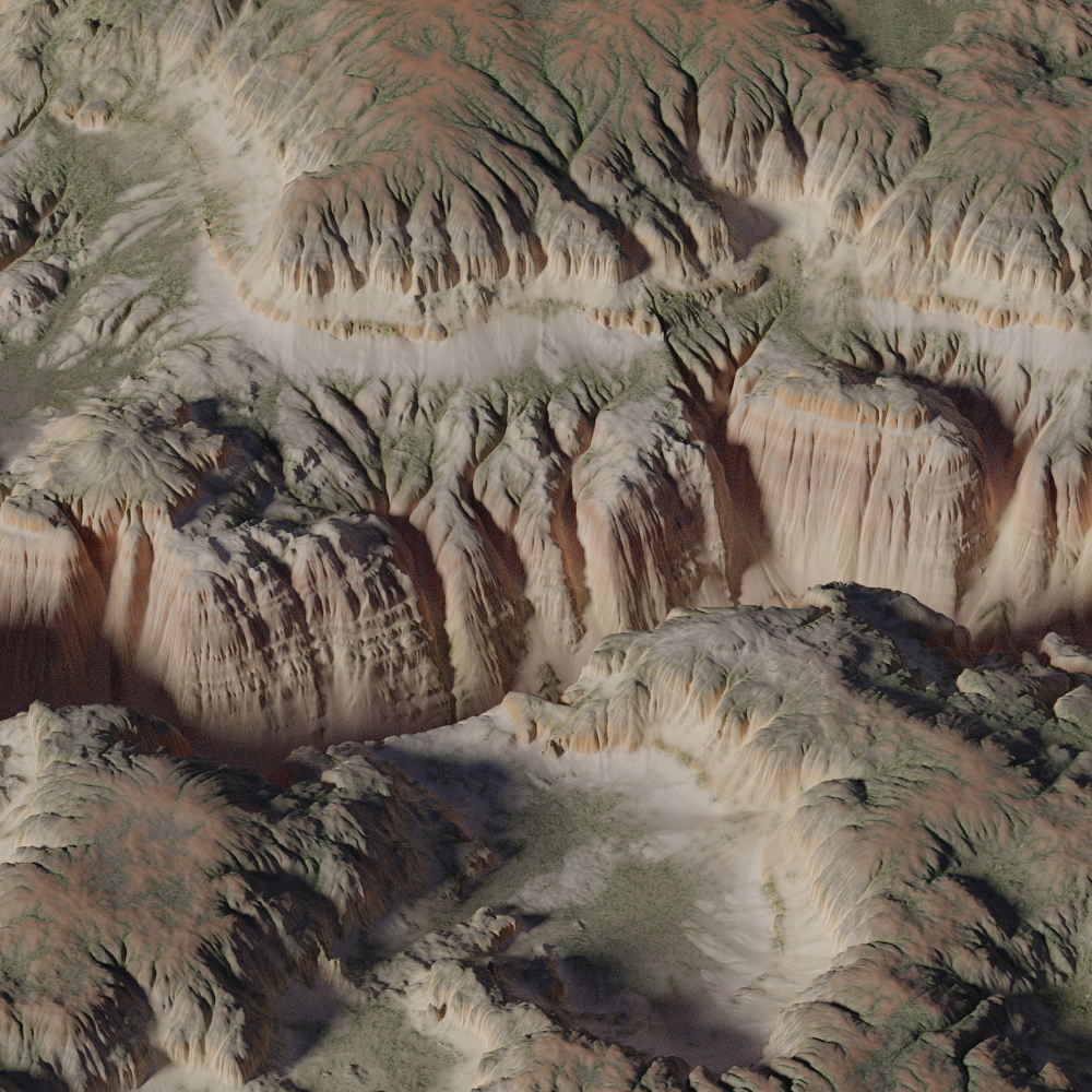 FREE! 2k Canyon Heightmap
