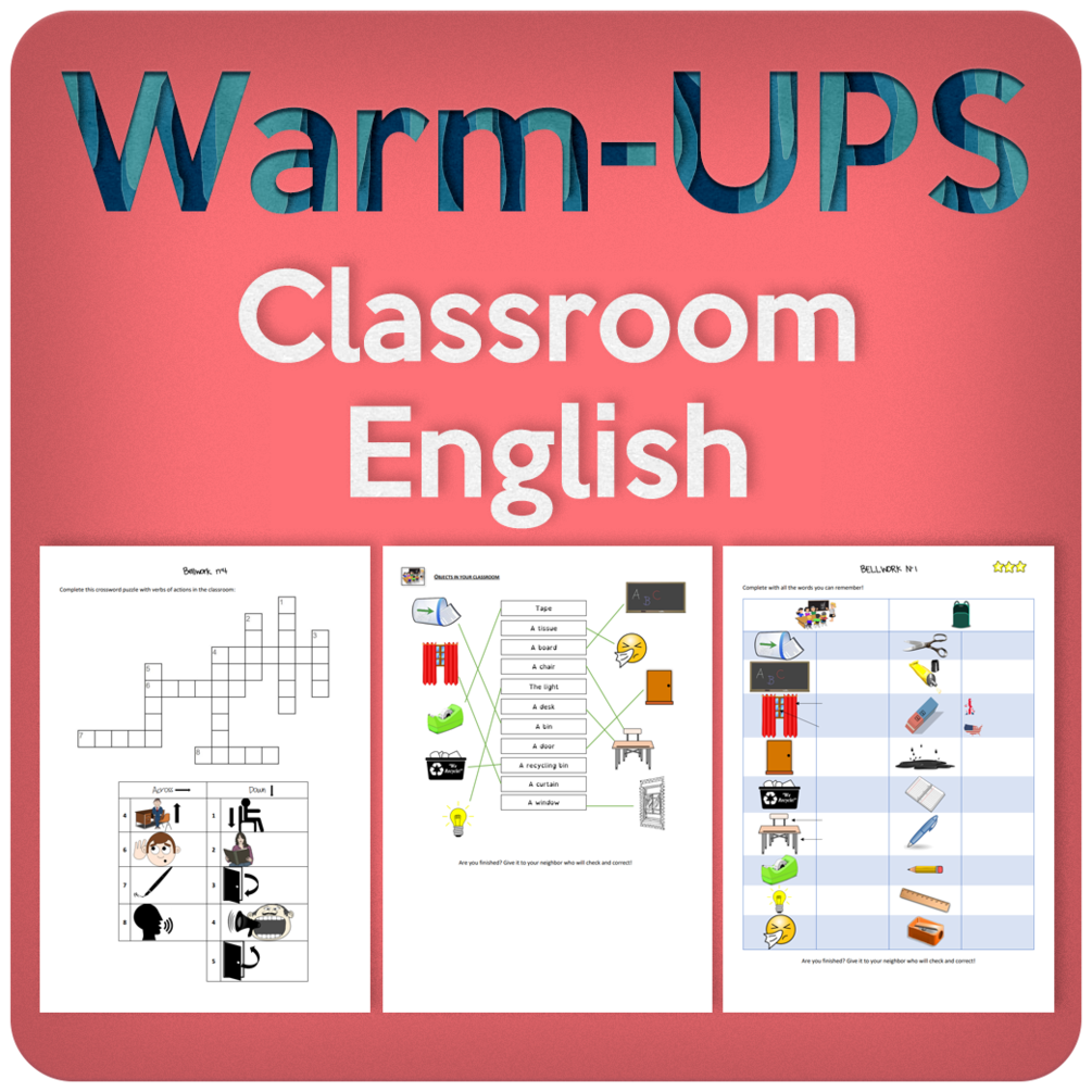 Bellwork Bundle on Classroom English
