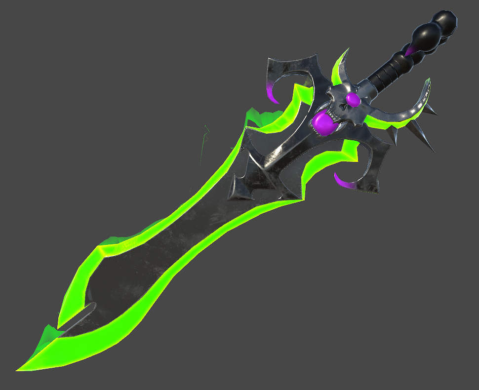 Flaming Raging Poisoning Sword of Doom