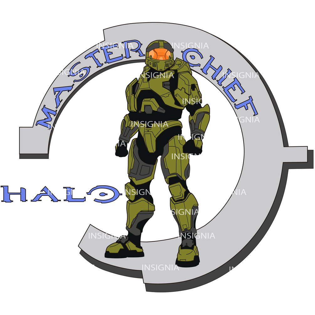 SVG Master Chief Vector, PDF , PNG, SVG , AI