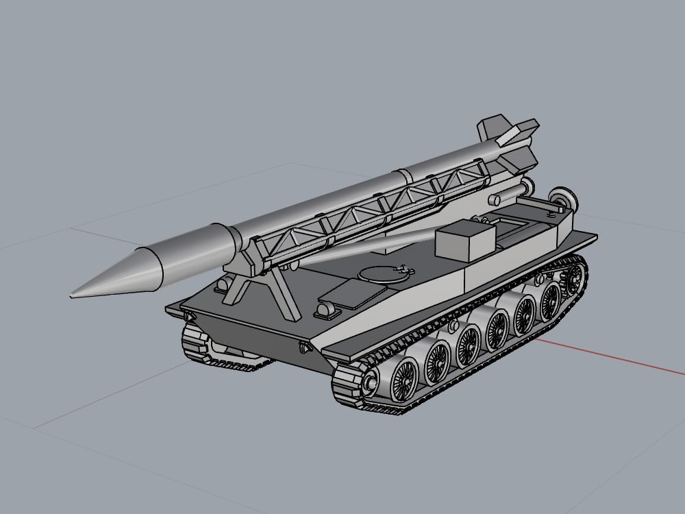 1/72 Frog 3 (2K6 Luna) missile complex