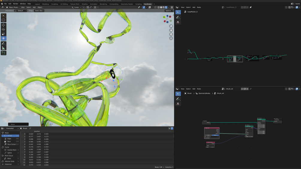 Loop Realtime Curve Brushe