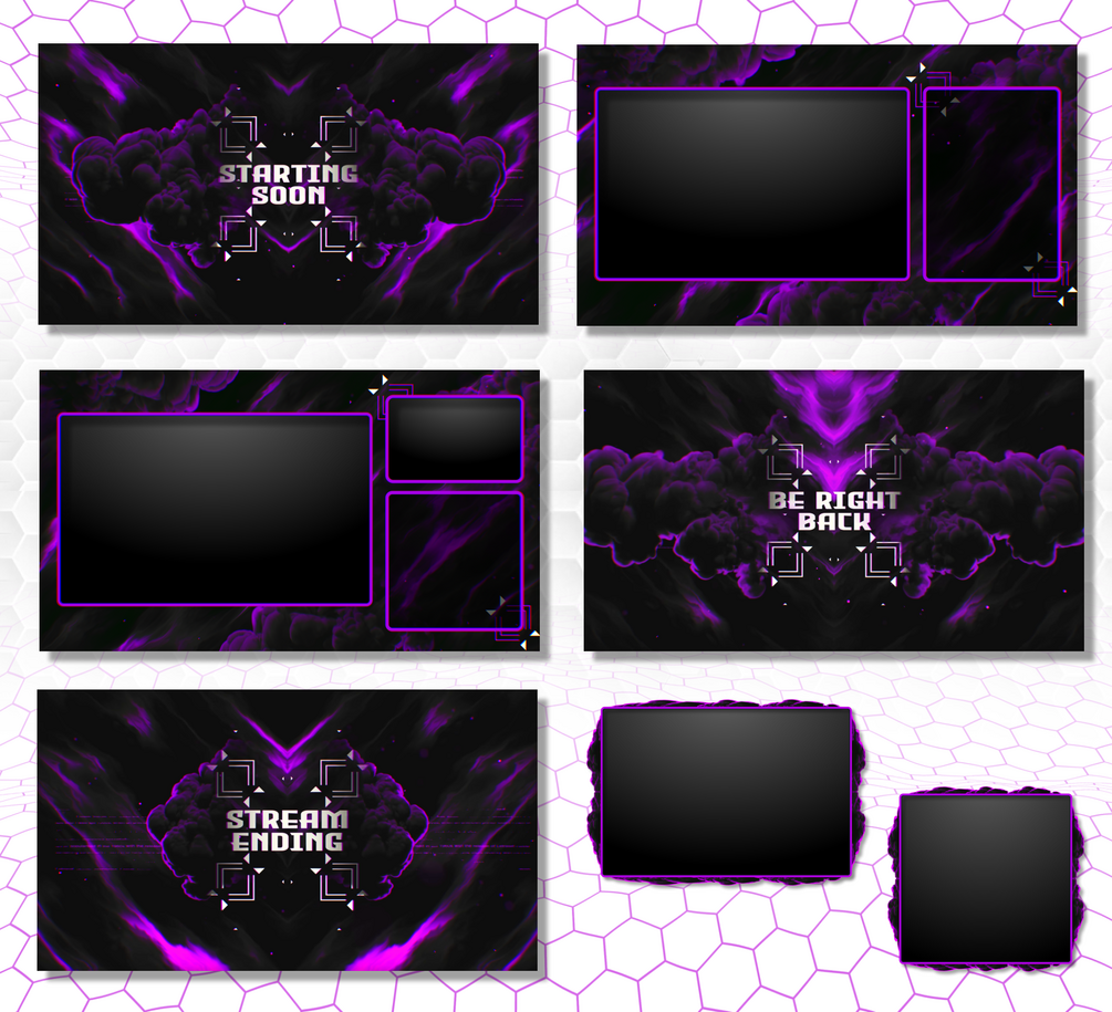 "Version 04" Animated Stream Overlay Pack
