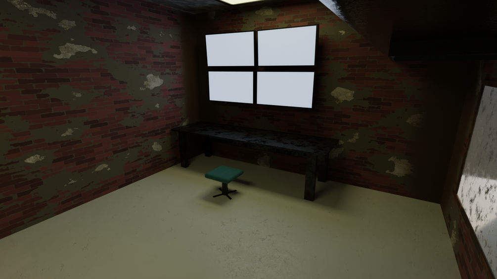Security Room - Horror - Spooky 3D Model