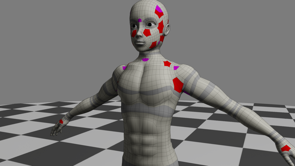 Male Body - Topology