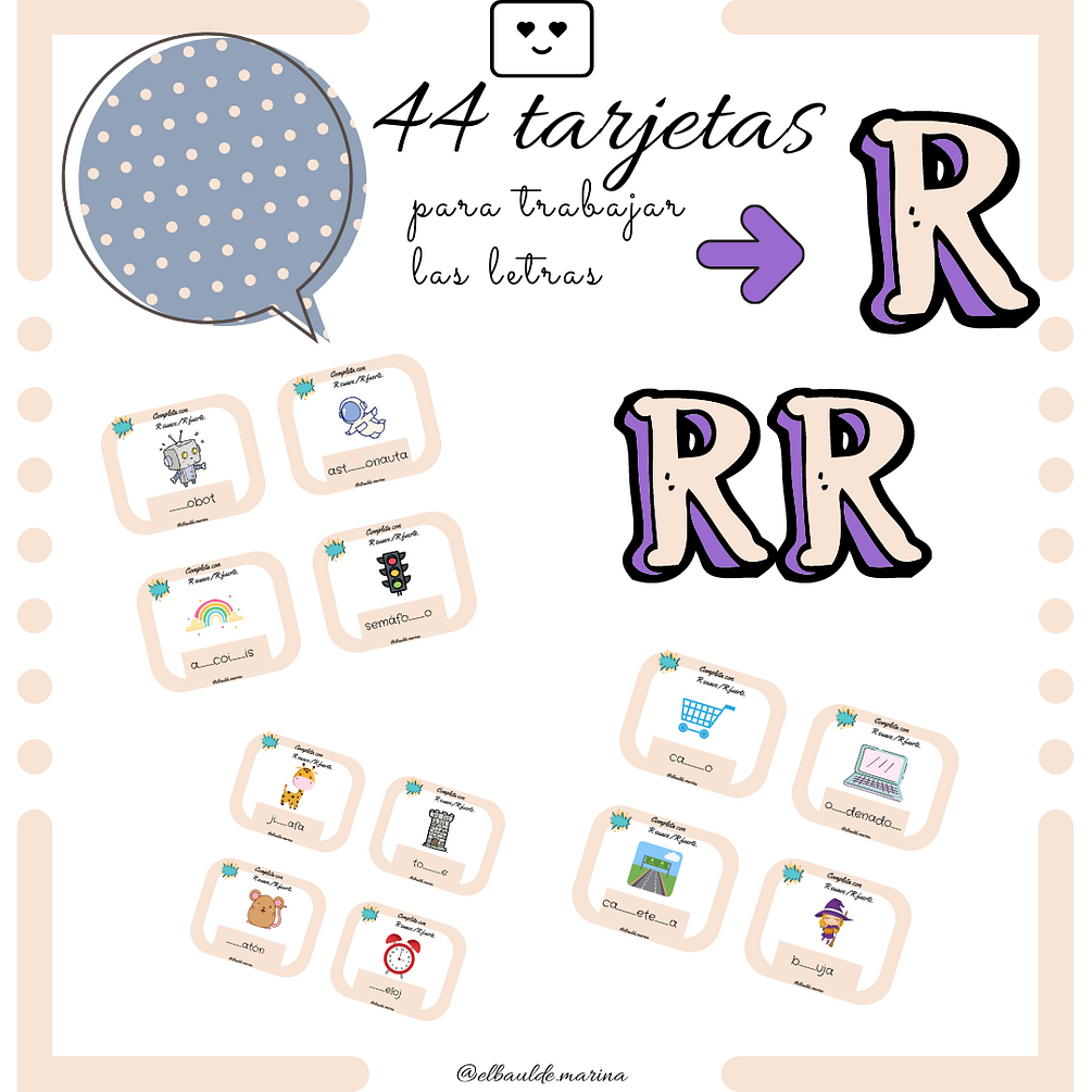 Tarjetas de la R