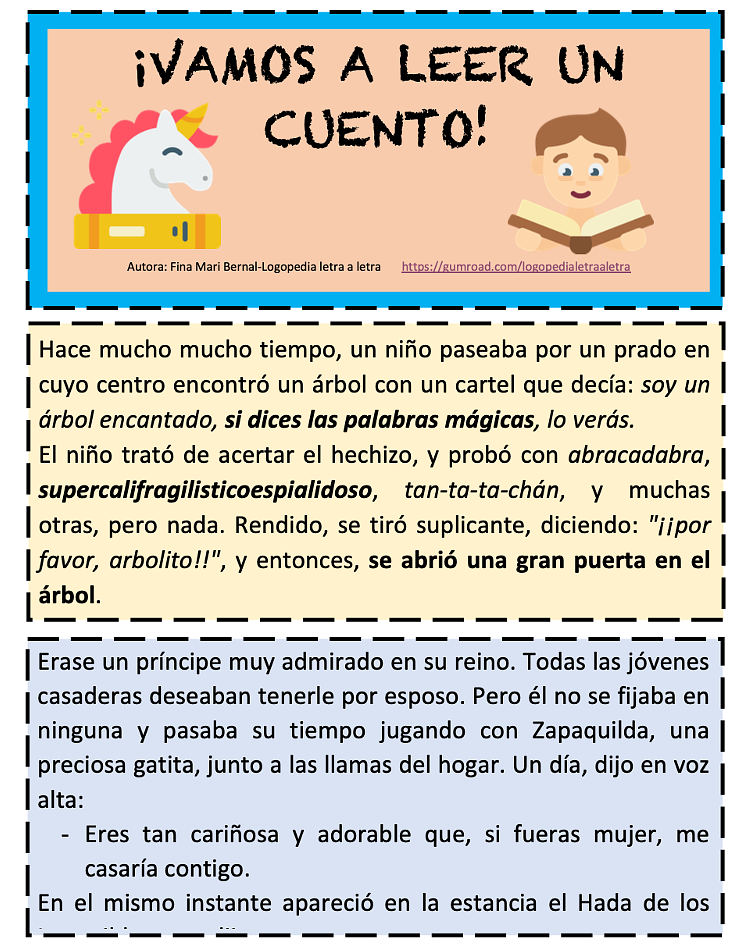 Lecturas cortas con preguntas para trabajar comprensión lectora