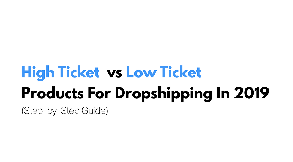 High Ticket vs Low Ticket Notes