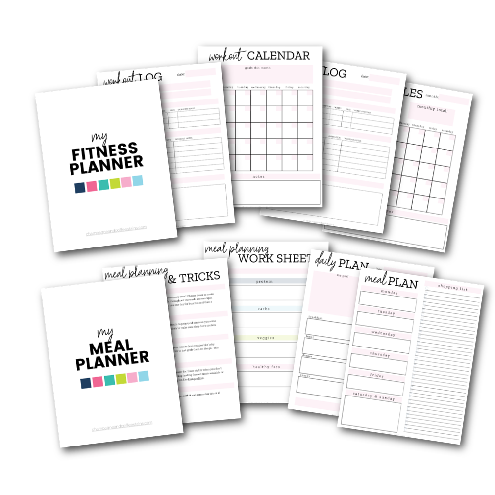 The Ultimate Fitness + Meal Planner Bundle
