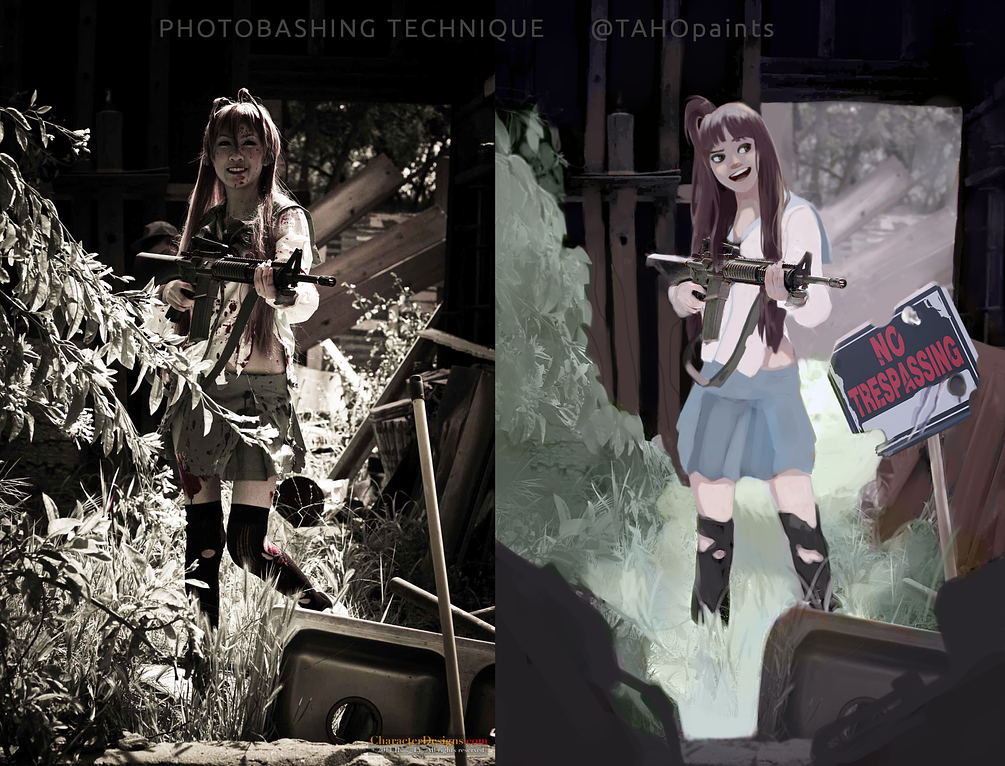 Photobashing Technique