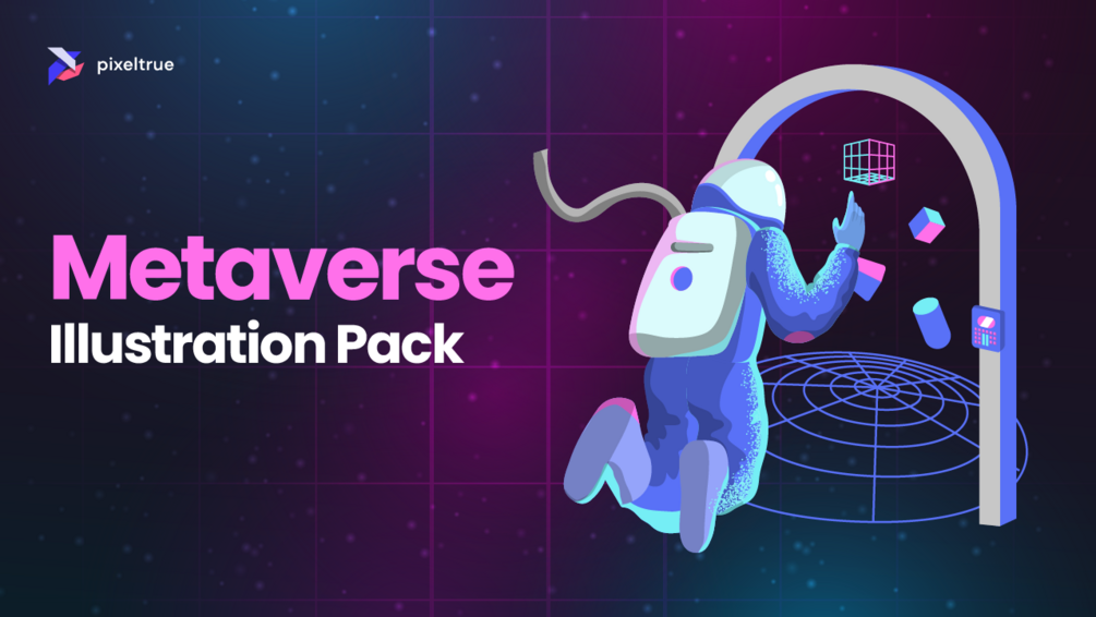 Metaverse Illustration Pack